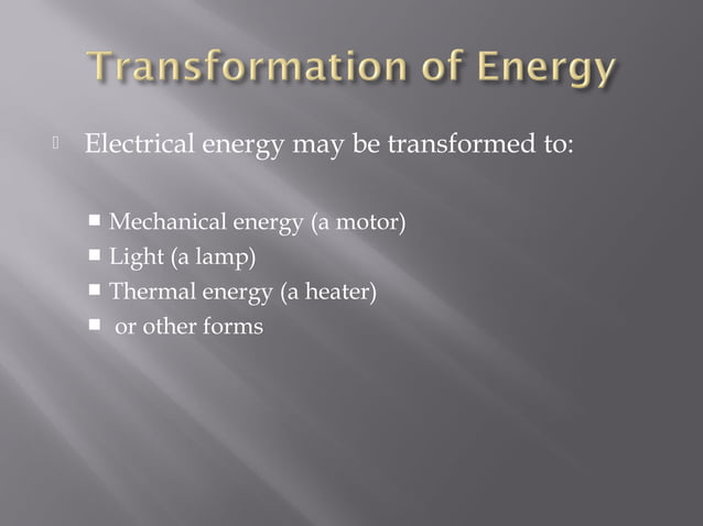 Electric power | PPT