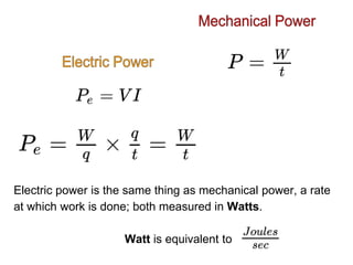 Electric power - Energy Consumption Cost | PPTX