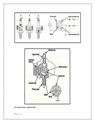 EPAS report Electric power assisted steering | DOC