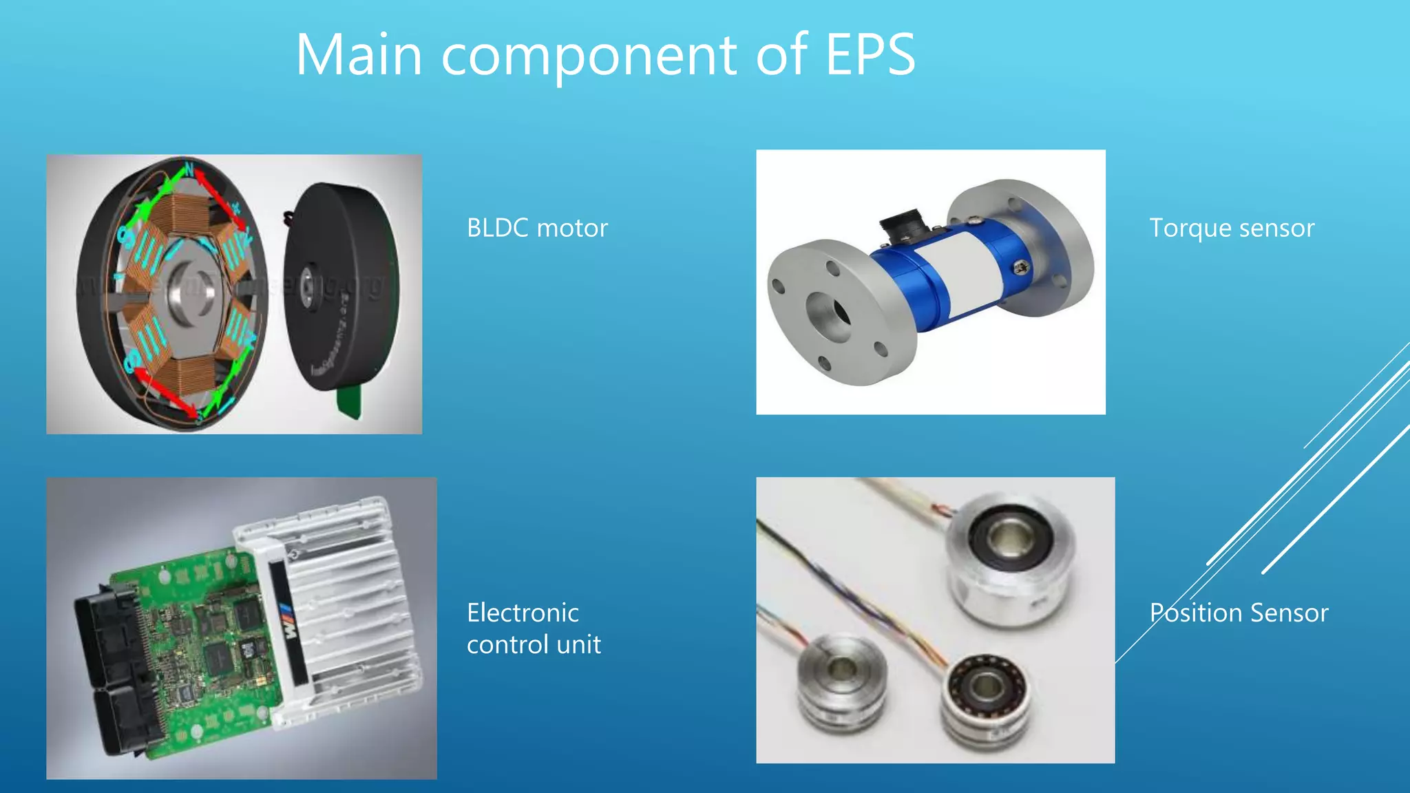 Electric power steering using bldc motor | PPTX