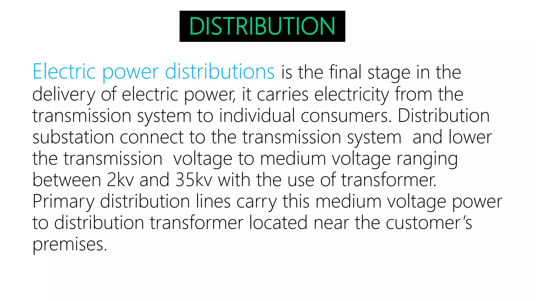 Electric power system | PPTX
