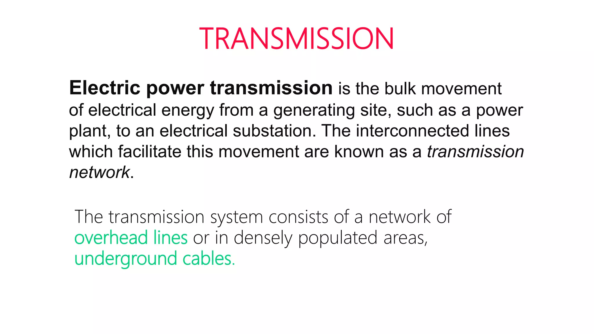 Electric power system | PPTX