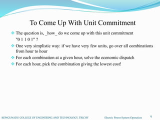 Electric power system operation. | PPTX