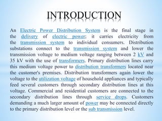 Electric power transmission full explanation and presentation | PPTX ...