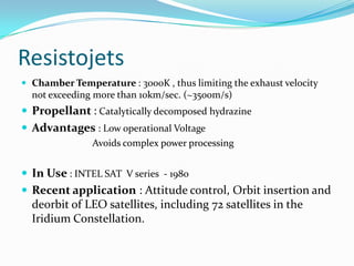 Electric propulsion | PPTX