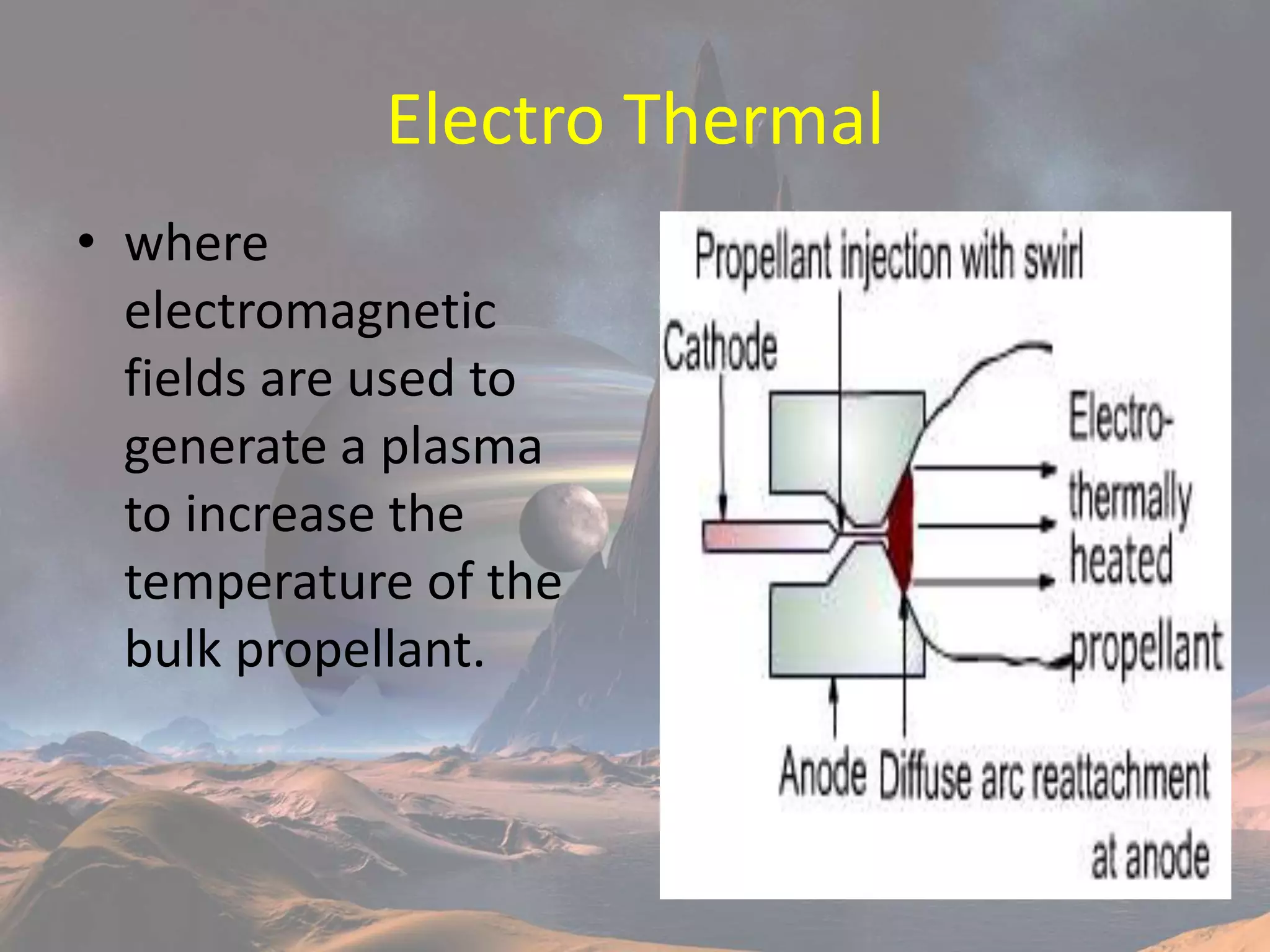 Electric rocket propulsion | PPTX