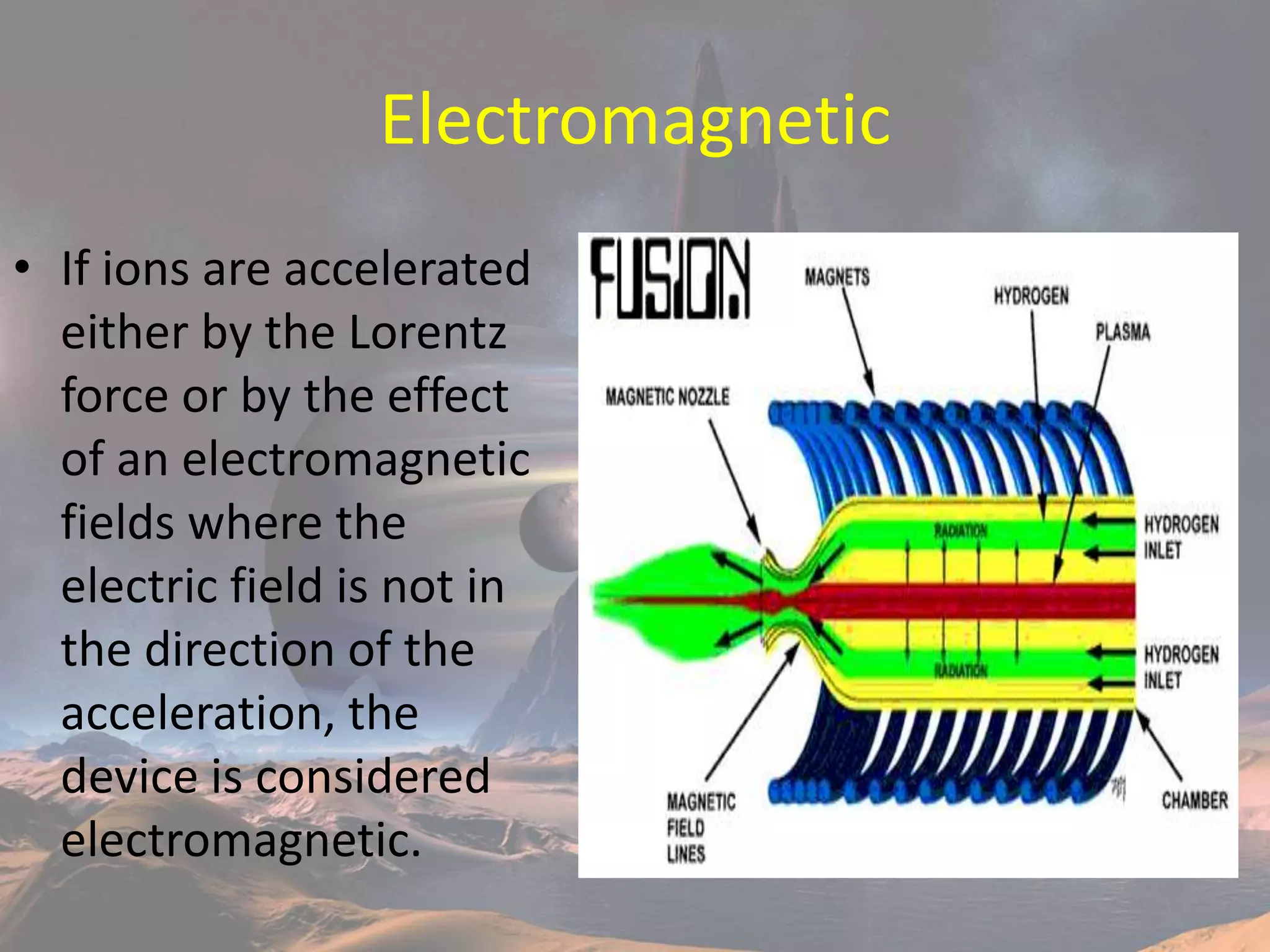 Electric rocket propulsion | PPTX