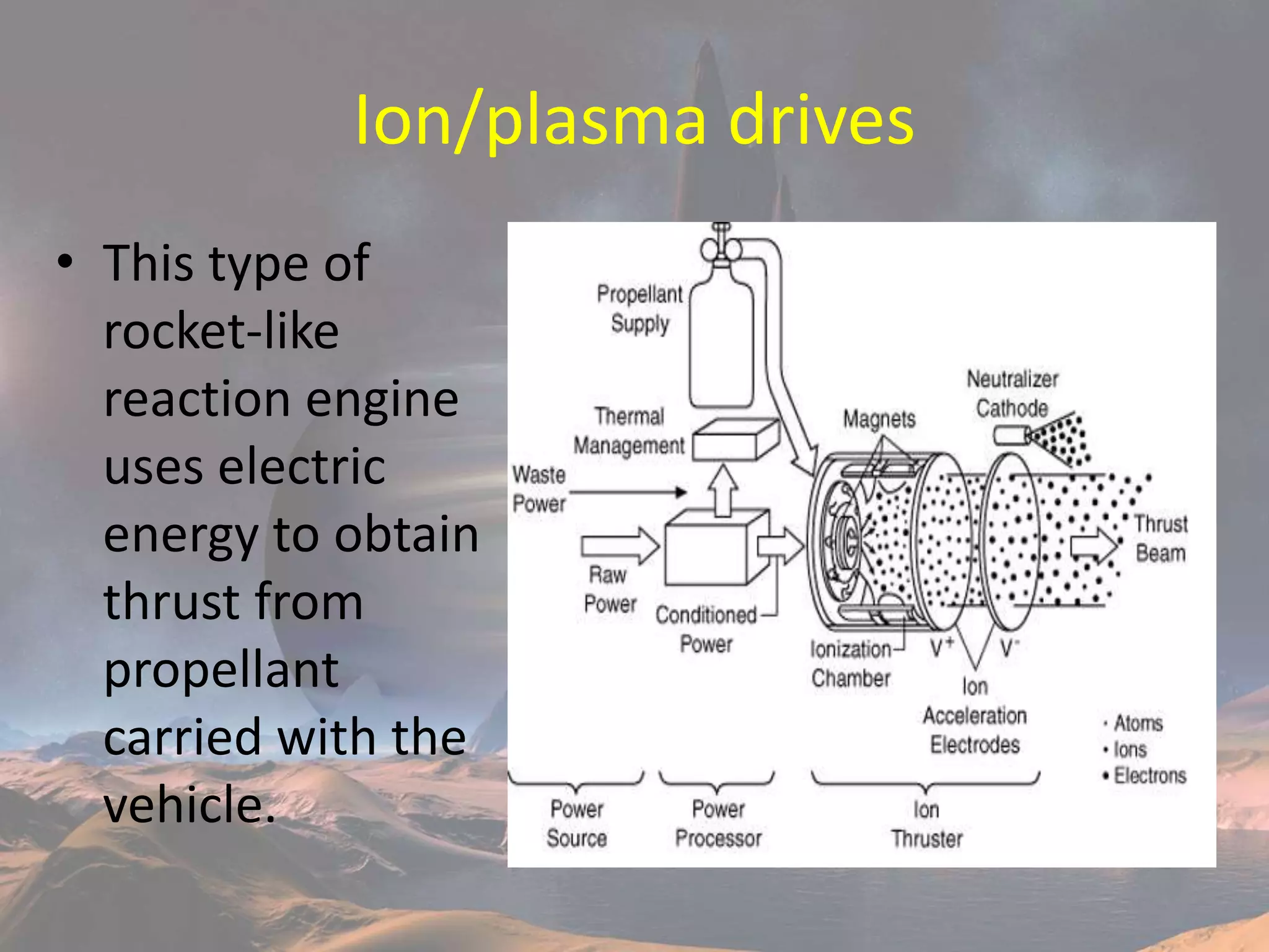 Electric rocket propulsion | PPTX