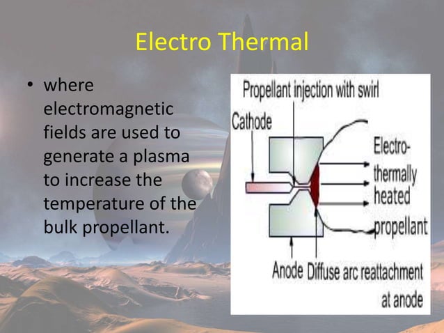 Electric rocket propulsion | PPTX