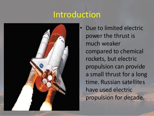 Electric rocket propulsion