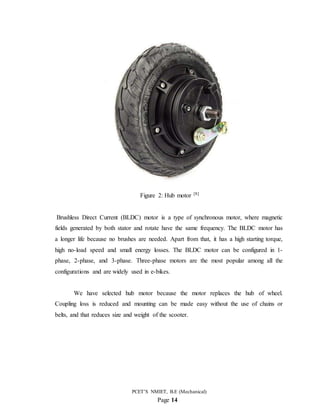 Electric scooter report | DOCX