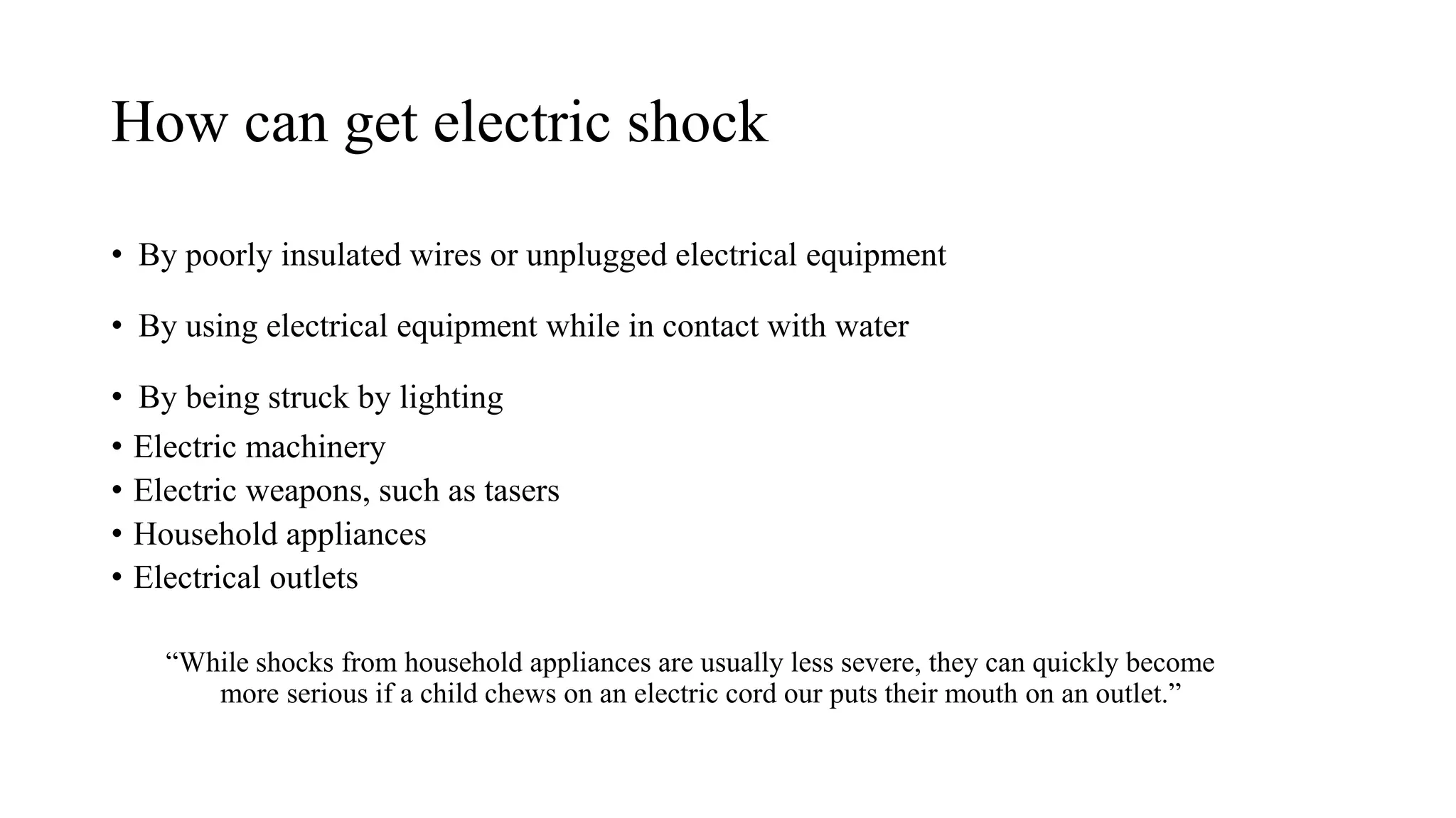 electric shock .pptx