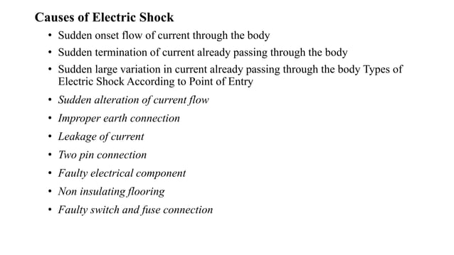 electric shock .pptx