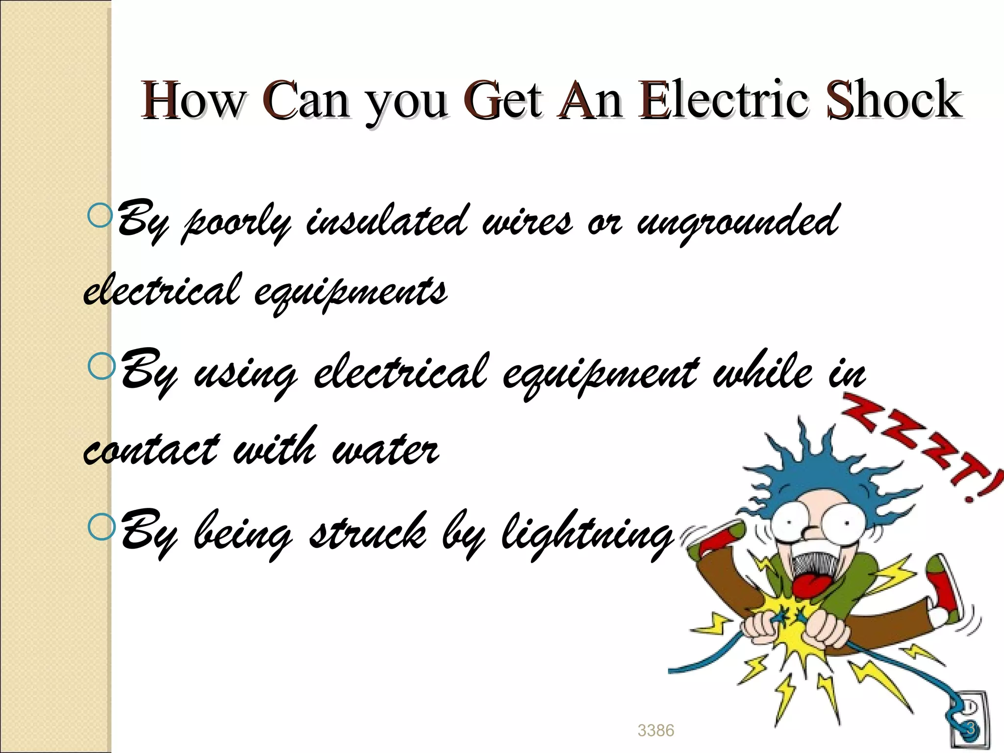 Electric shock | PPT