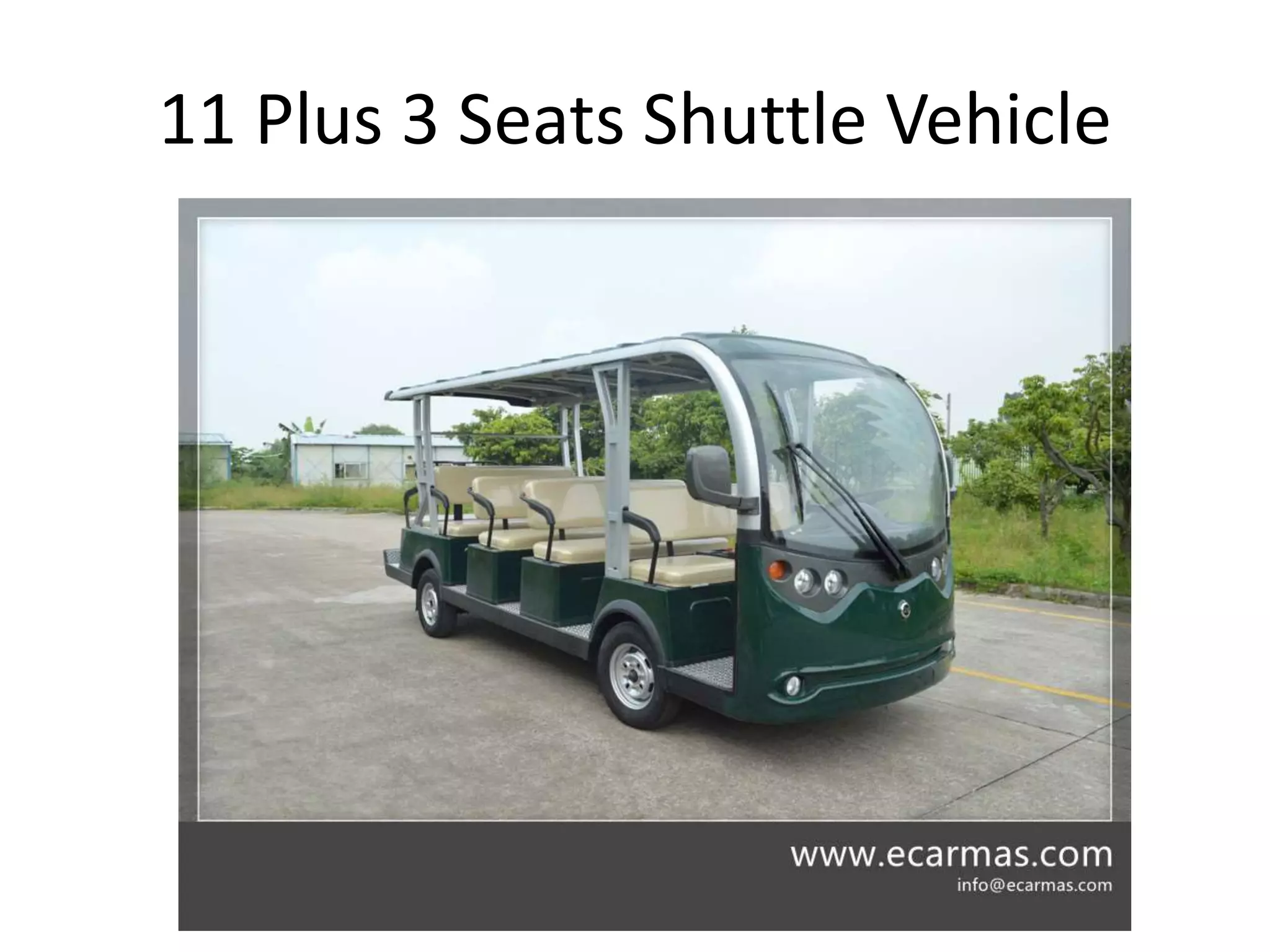 ECARMAS Electric Shuttles | PPT