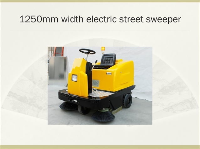 Electric street sweepers | PPT