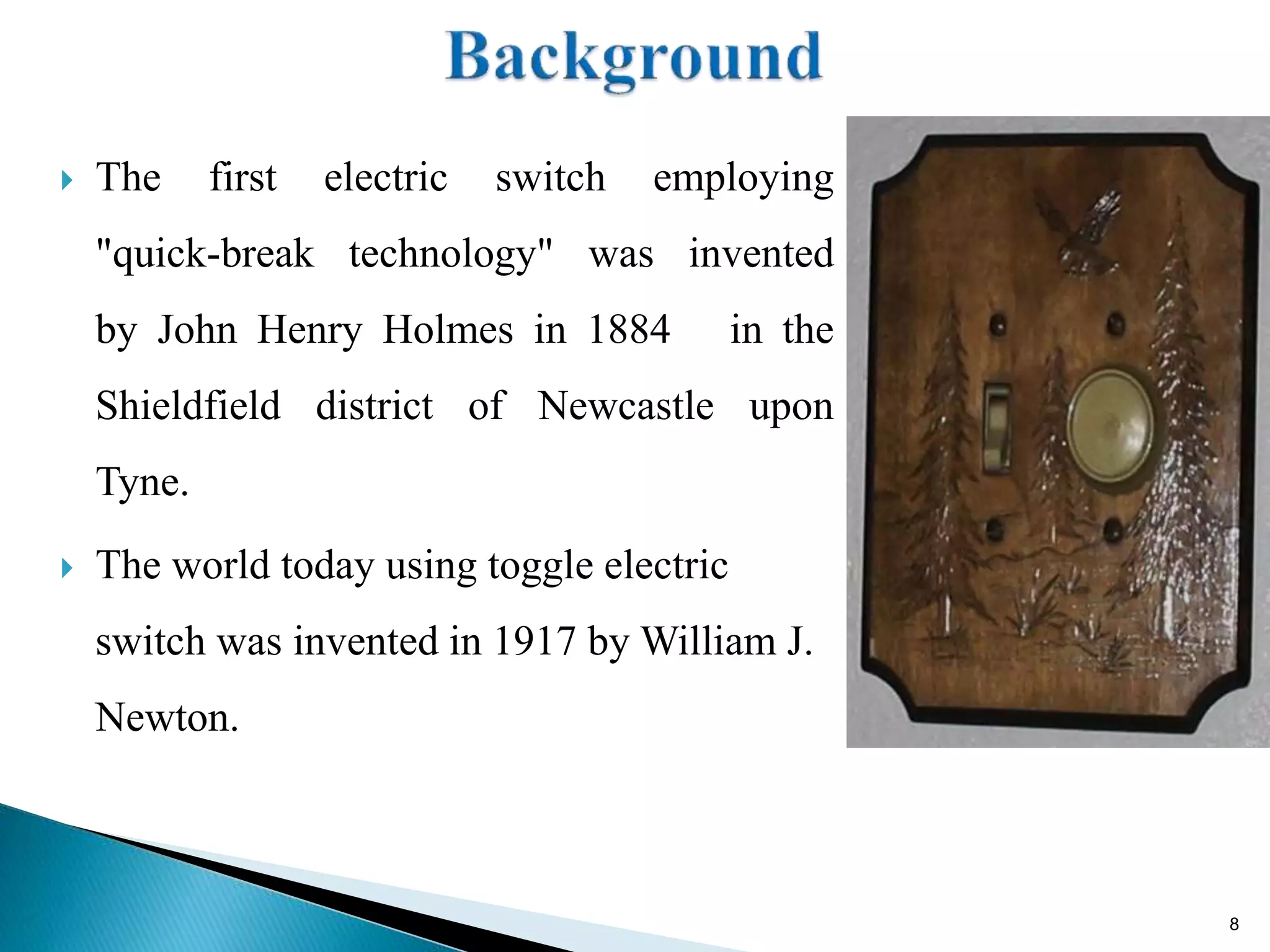 Feasibility study on Electric switch Manufacturing Plant. | PPTX