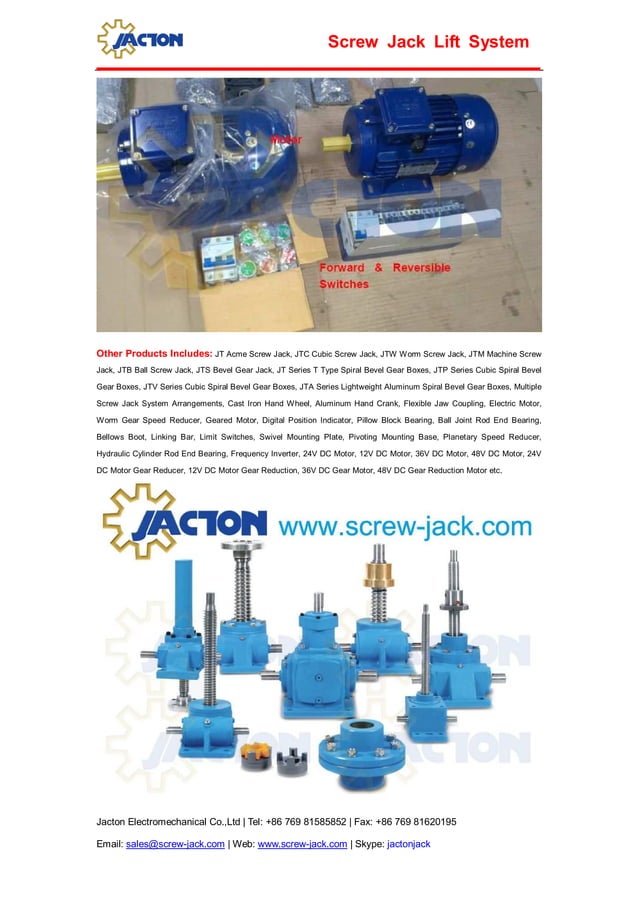 Electric synchronization screw jack gearbox systems, motorized worm ...