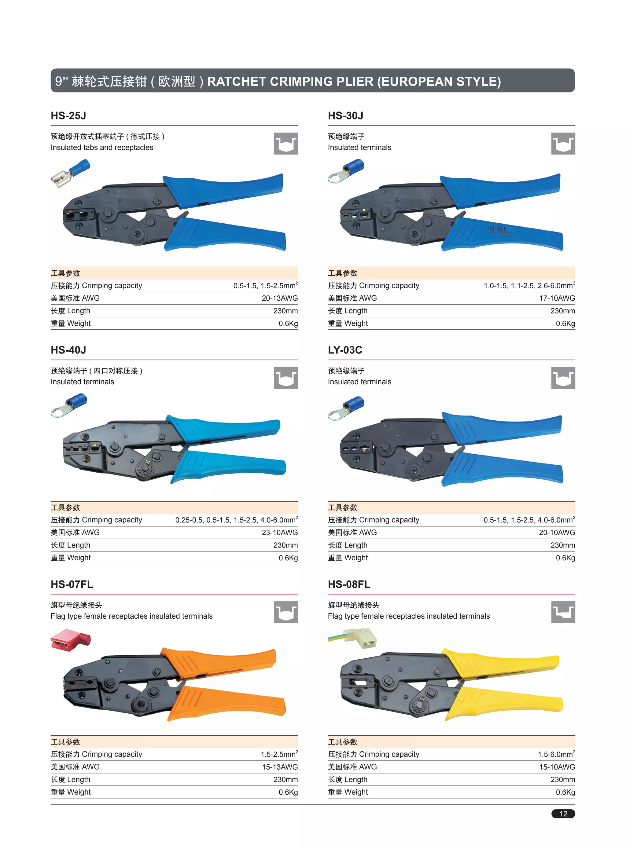 Electric tools Catalog - Cable tools & Wire Tools | PDF