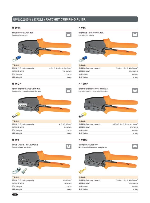 Electric tools Catalog - Cable tools & Wire Tools | PDF