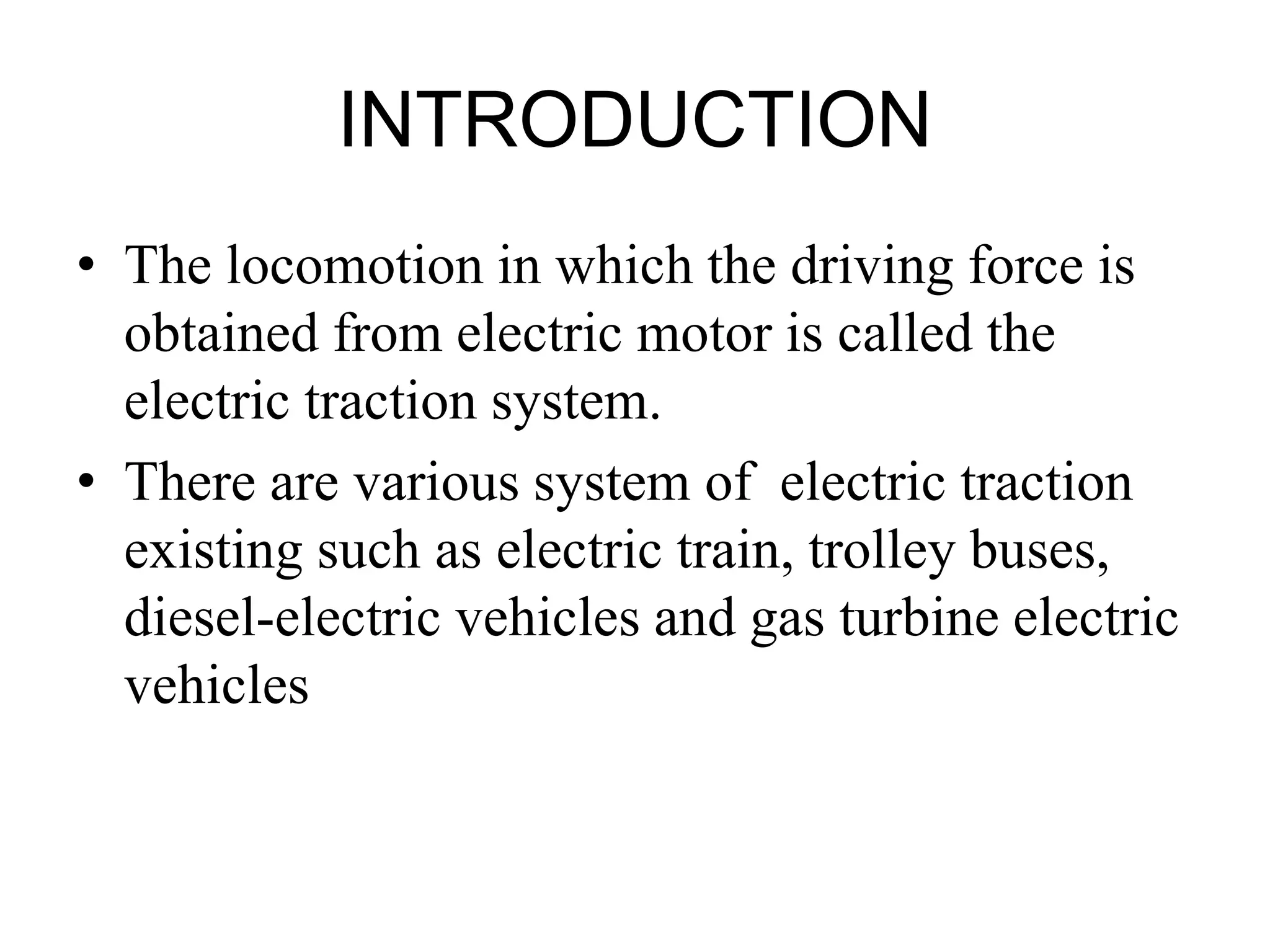 Electric traction (Part 1) | PPTX | Rail Travel | Travel Type