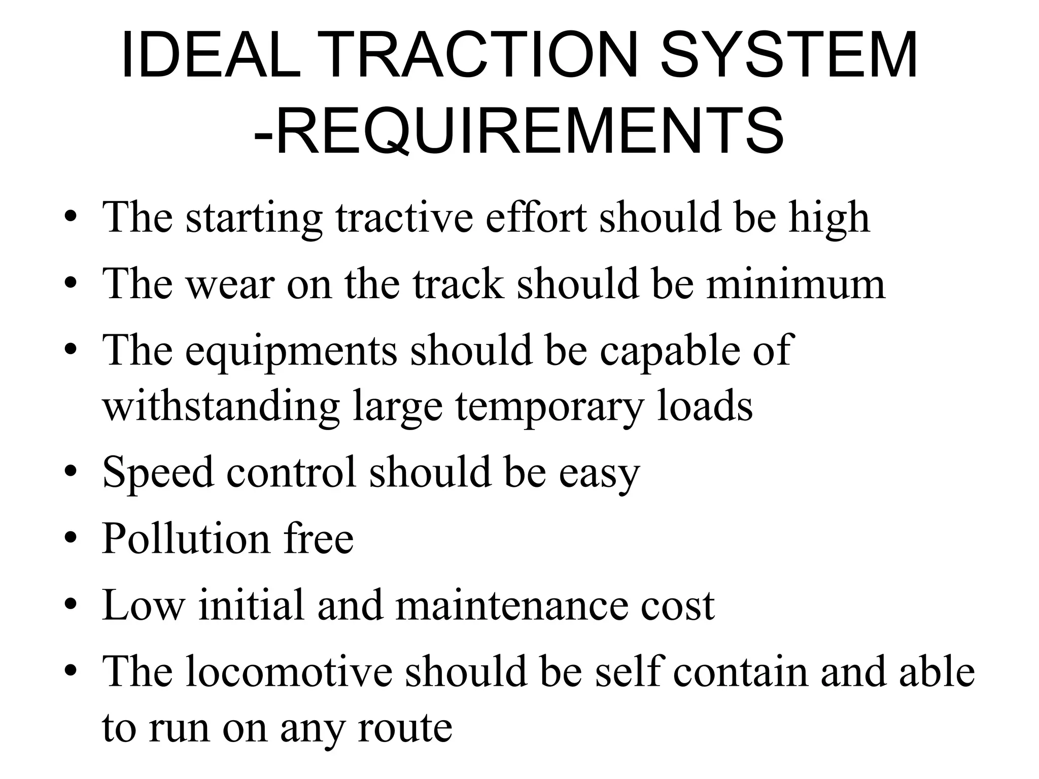 Electric traction (Part 1) | PPTX