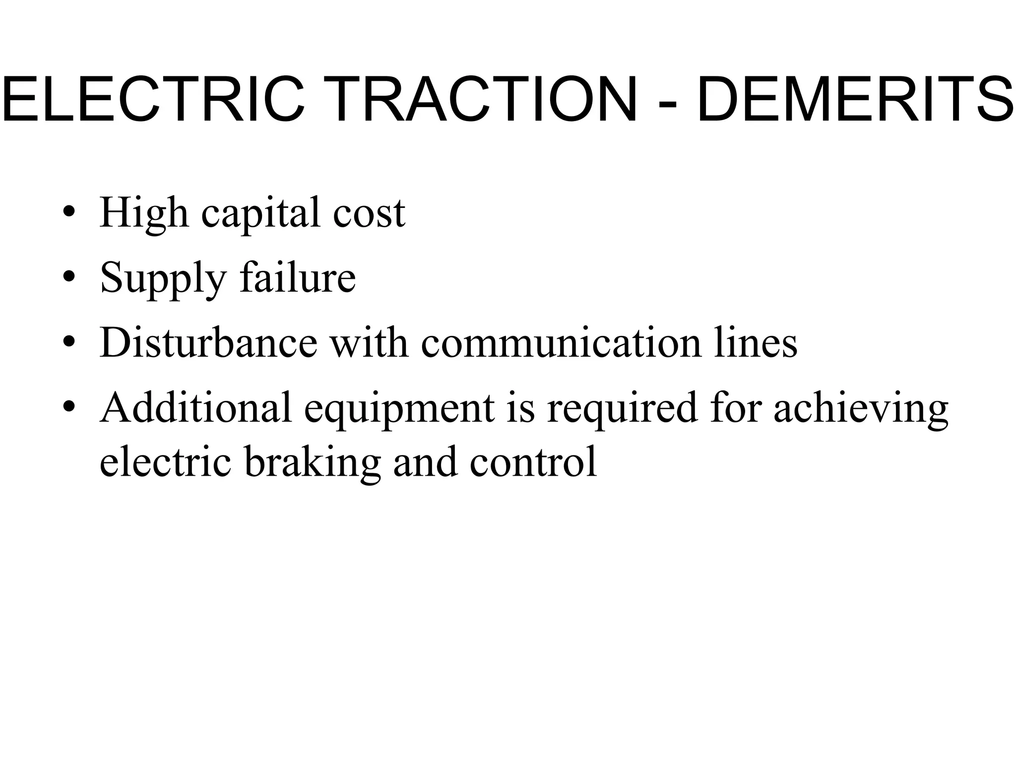 Electric traction (Part 1) | PPTX