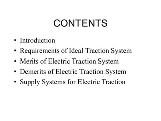 Electric traction (Part 1) | PPTX | Rail Travel | Travel Type