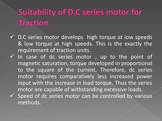 Electric traction | PPTX