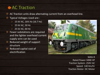 Electric traction | PPTX
