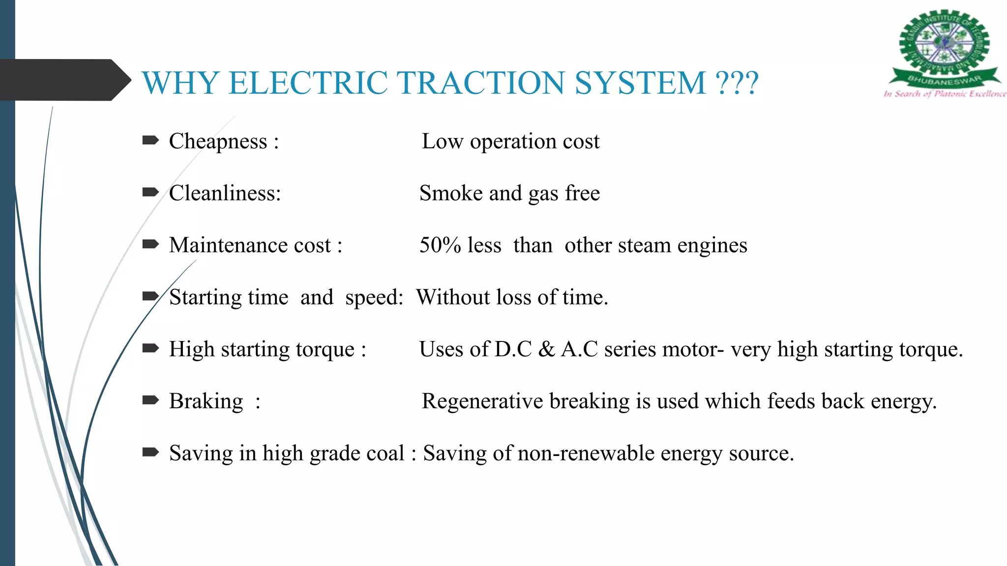 Electric traction | PPTX