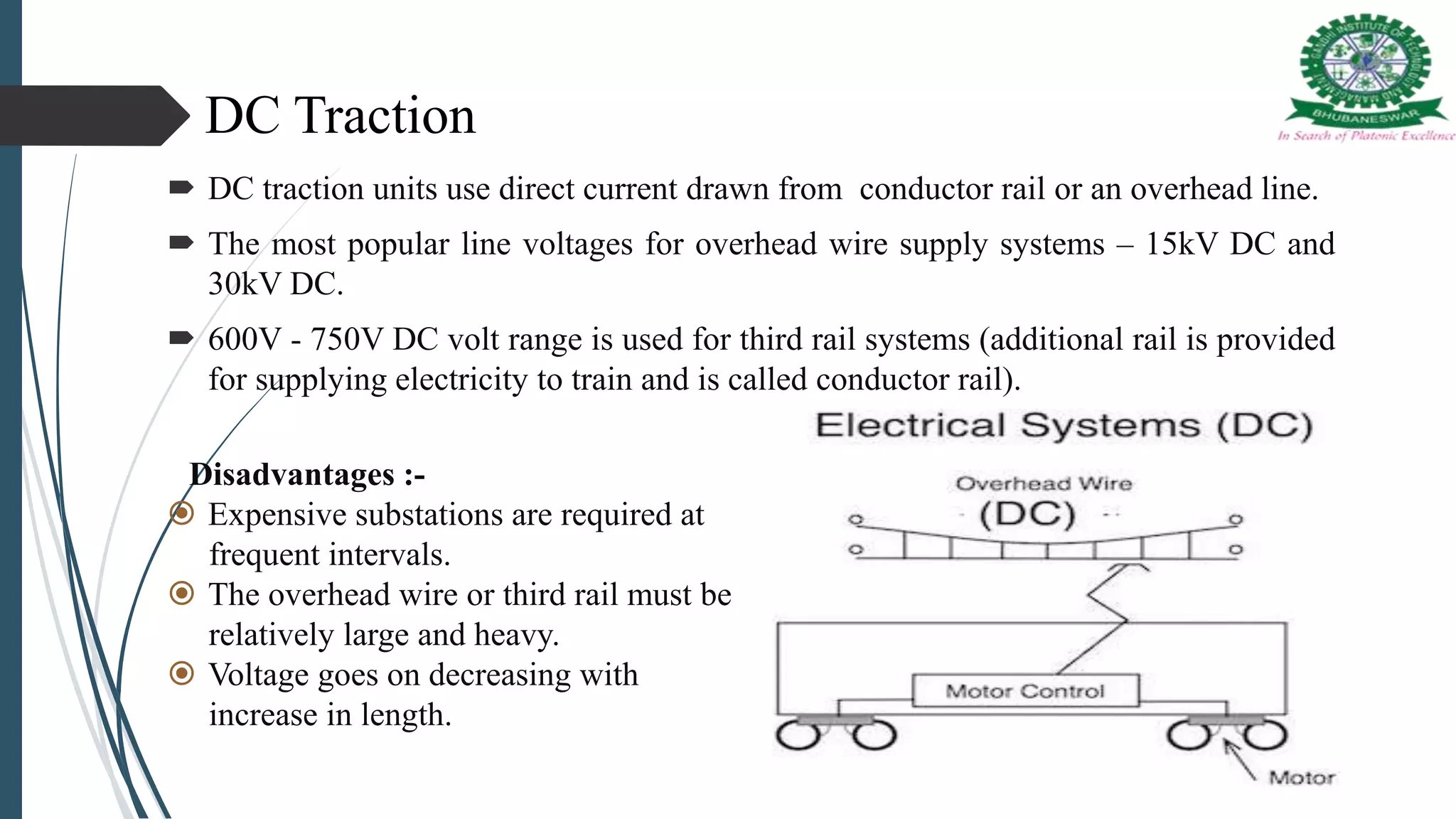 Electric traction | PPTX
