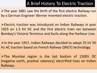 Electric traction | PPTX