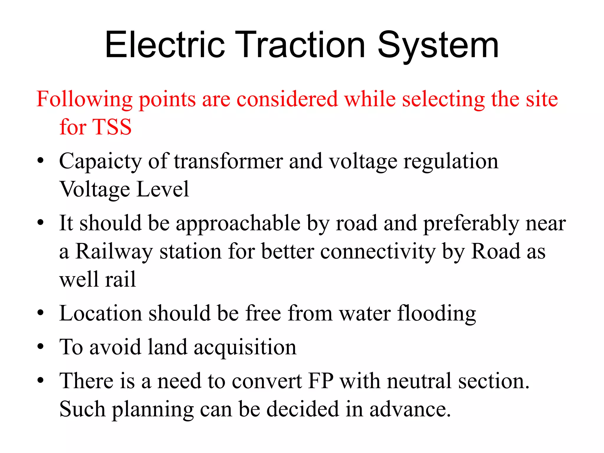 Electric traction (Part 2) | PPT