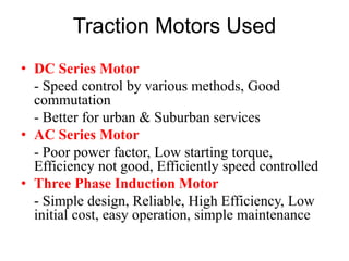 Electric traction - 5 | PPTX
