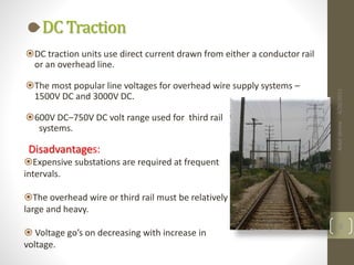 Electric traction ankit | PPTX