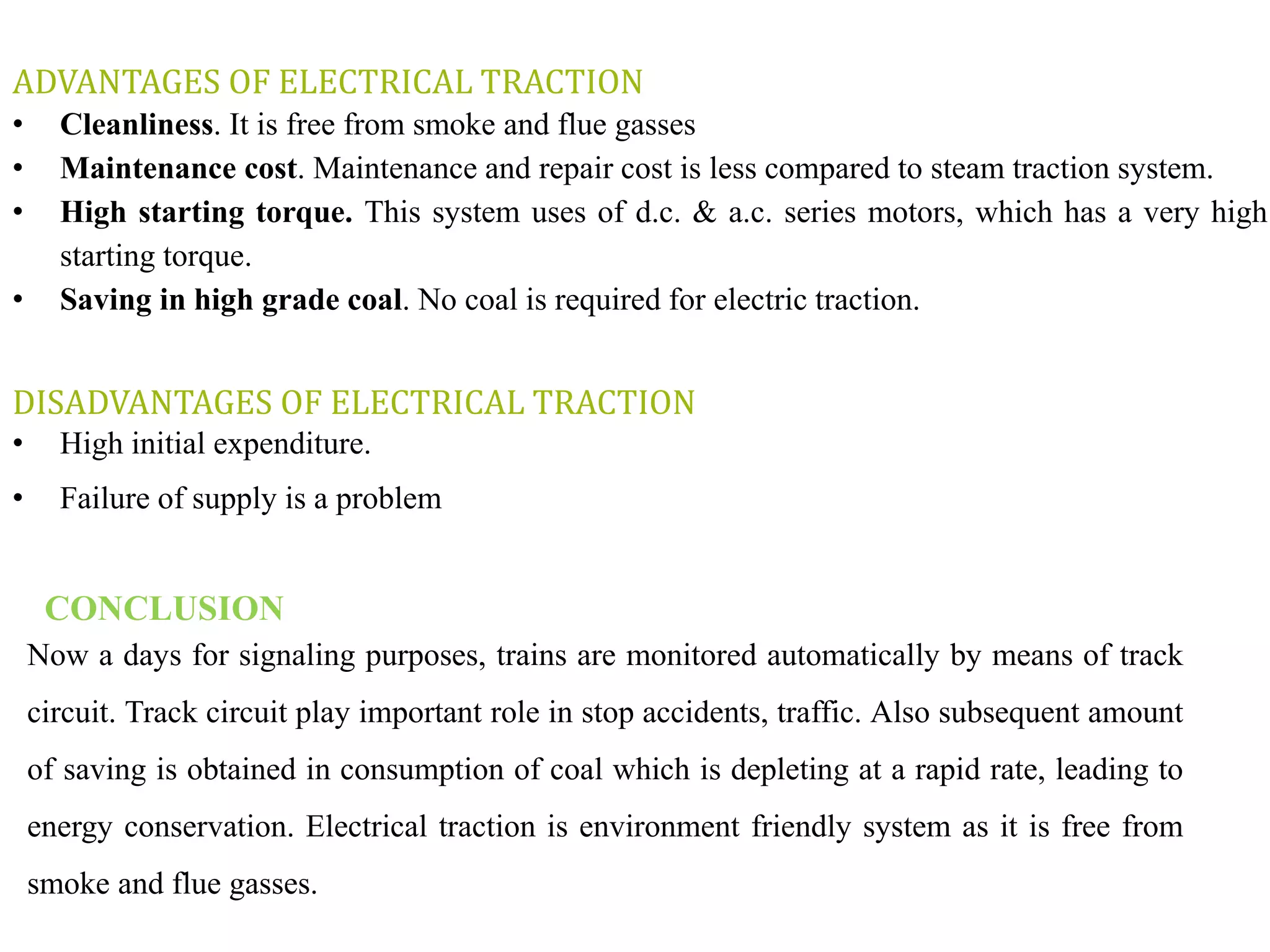 Electric traction in railways | PPTX