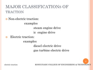 Electric traction ppt | PDF