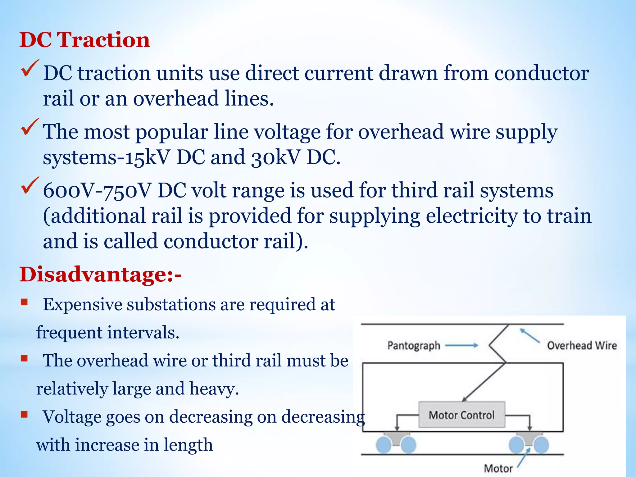 Electric traction system | PPTX