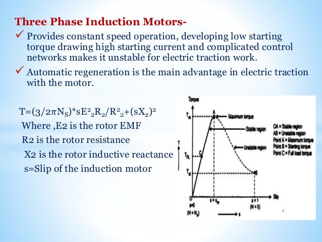 Electric traction system