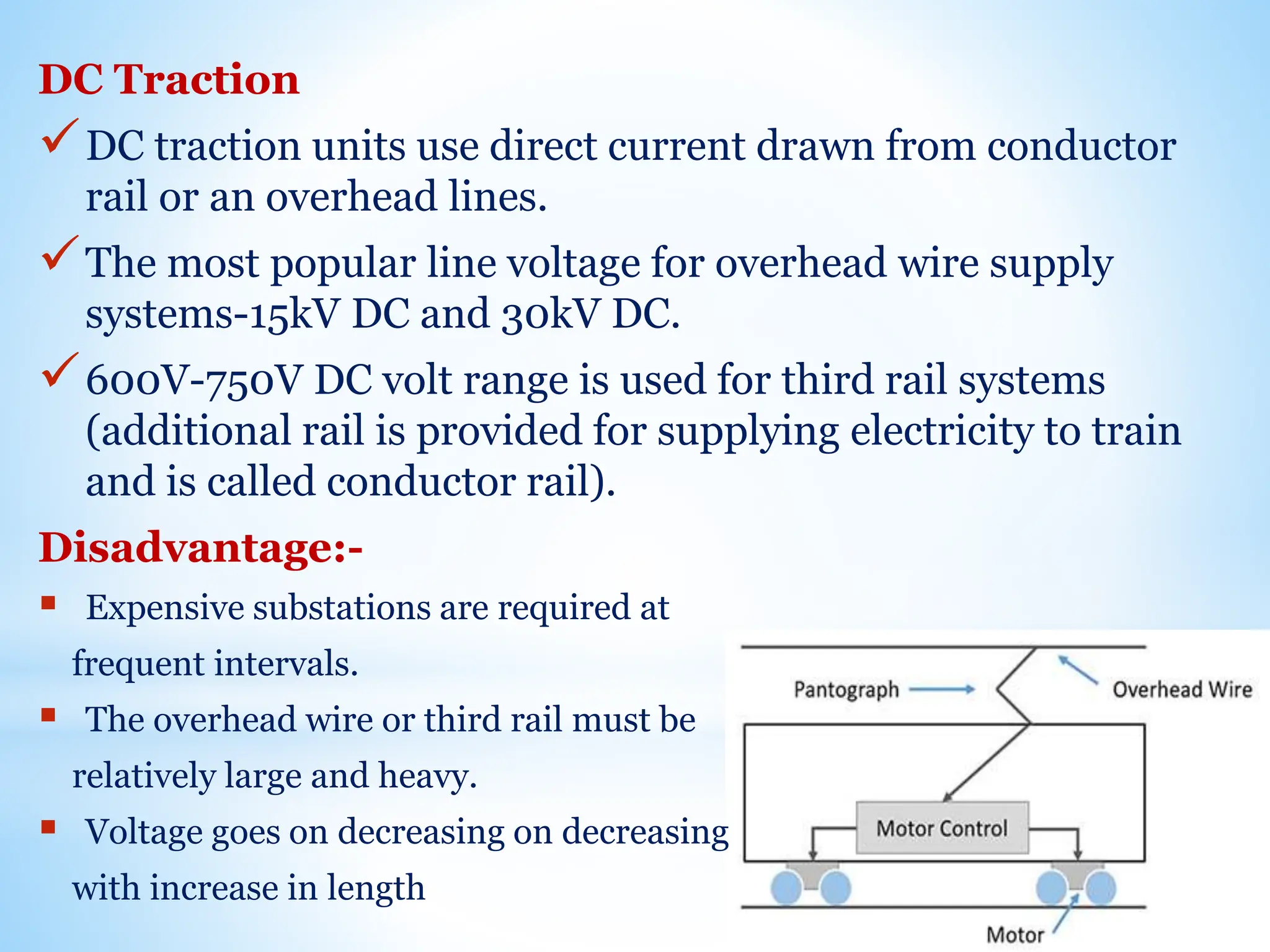 Electric Traction System benefits and different types of electric traction system. | PPTX