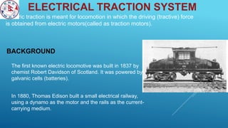 Electric traction system final upload | PPTX