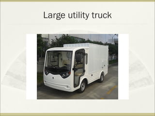 Electric utility cars(ecarmas international) | PPT | Green Vehicles ...