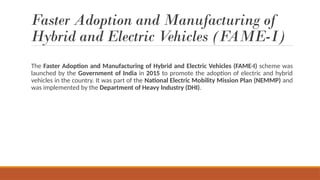 Need of Electric Vehicle, Classification of Electric Vehicle and India ...
