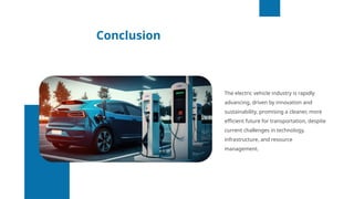 Electric Vehicle Introduction in current industry | PPTX