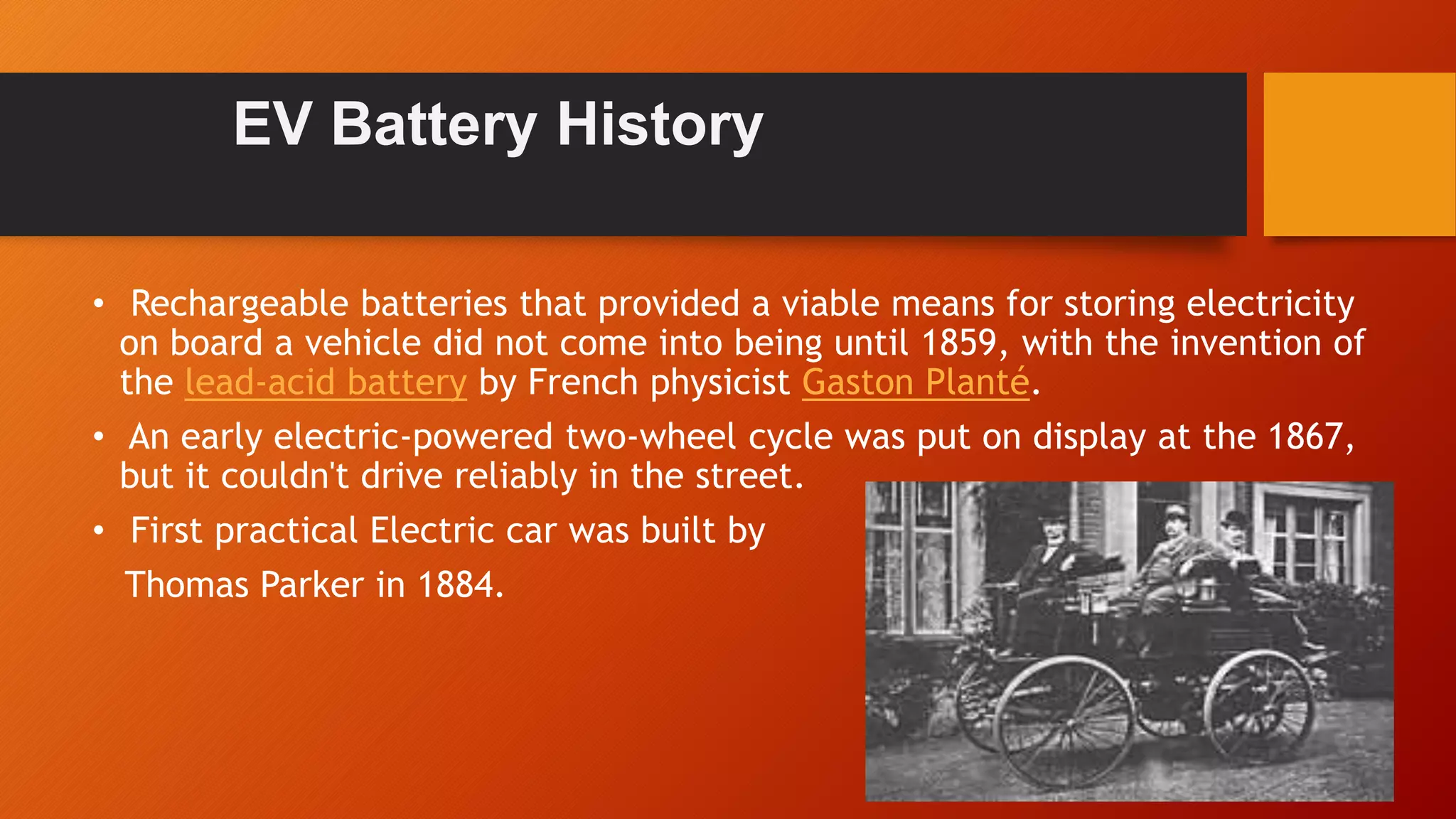 Electric vehicle batteries | PPTX