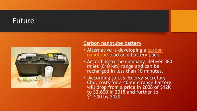 Electric vehicle batteries | PPTX