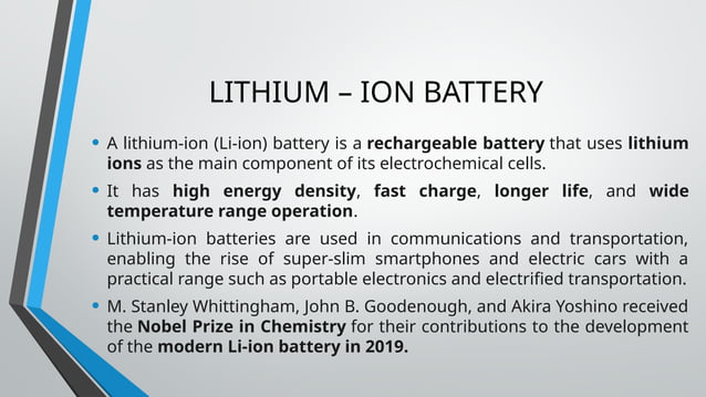 Electric Vehicle Batteries - Types, Construction, Working, Advantages ...