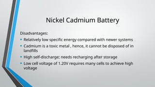 Electric Vehicle Batteries - Types, Construction, Working, Advantages ...