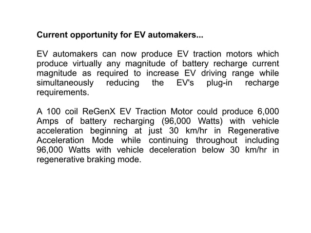 Electric Vehicle Regenerative Acceleration History and Future... | PPT